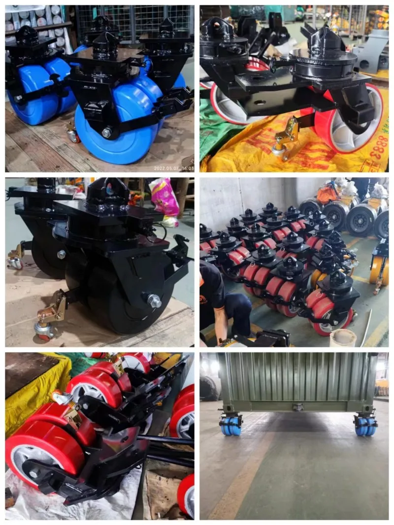 Shipping Container Castor Wheels Casters 22" 9000kg Load Capacity ...