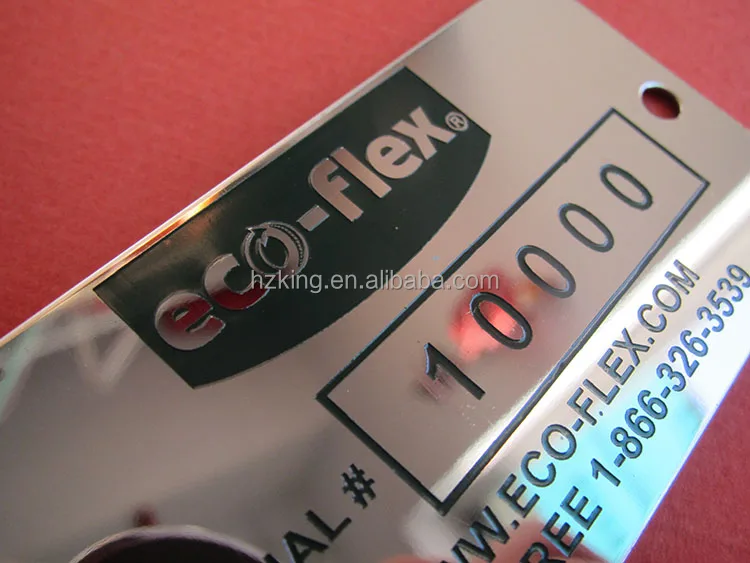 Free Shipping Custom Made Chemical Engraving Serial Numbers Stainless ...