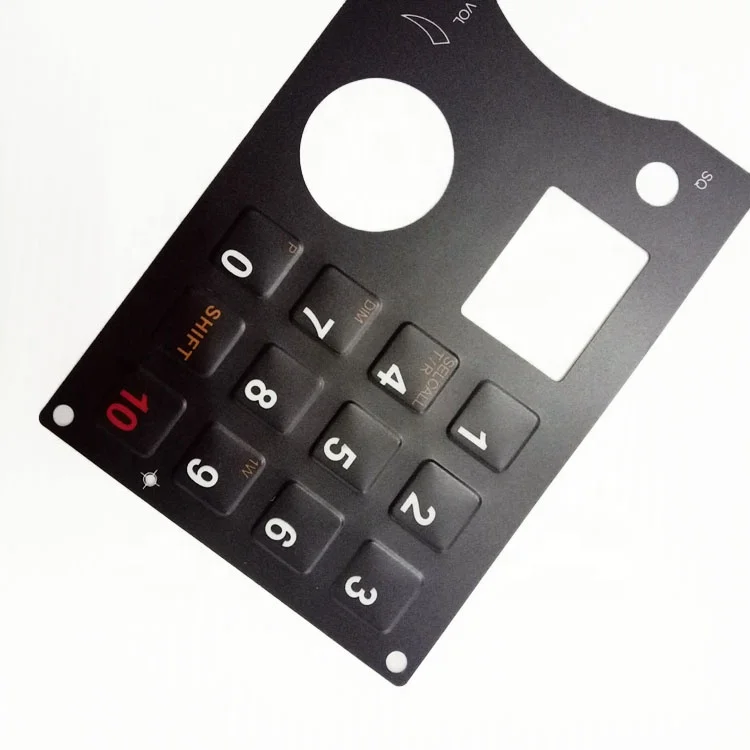 Graphic Overlay Keypad Keyboard Mechanical Linear Tactile Switches ...