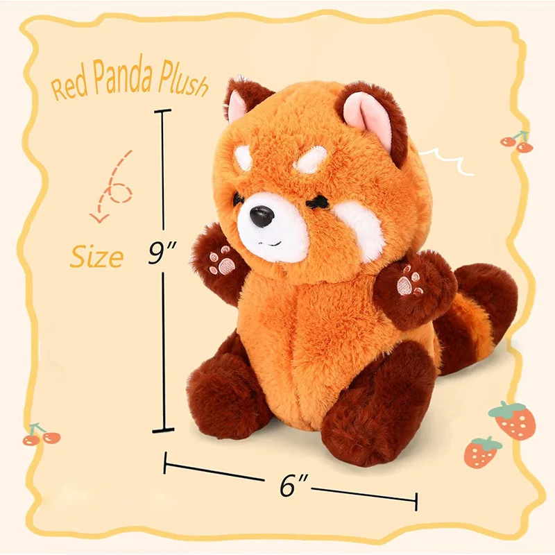 Alibaba.com: Microwavable Red Panda Plush Toy with removable washable ...