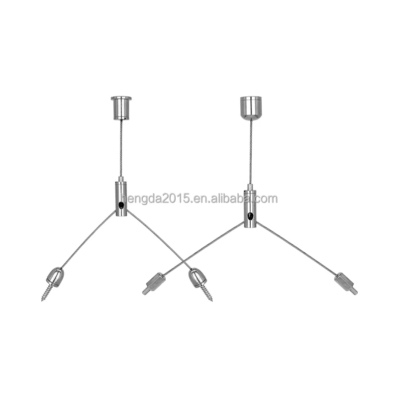 Stainless Steel Wire Rope Sling with Ceiling Attachment and Cable ...