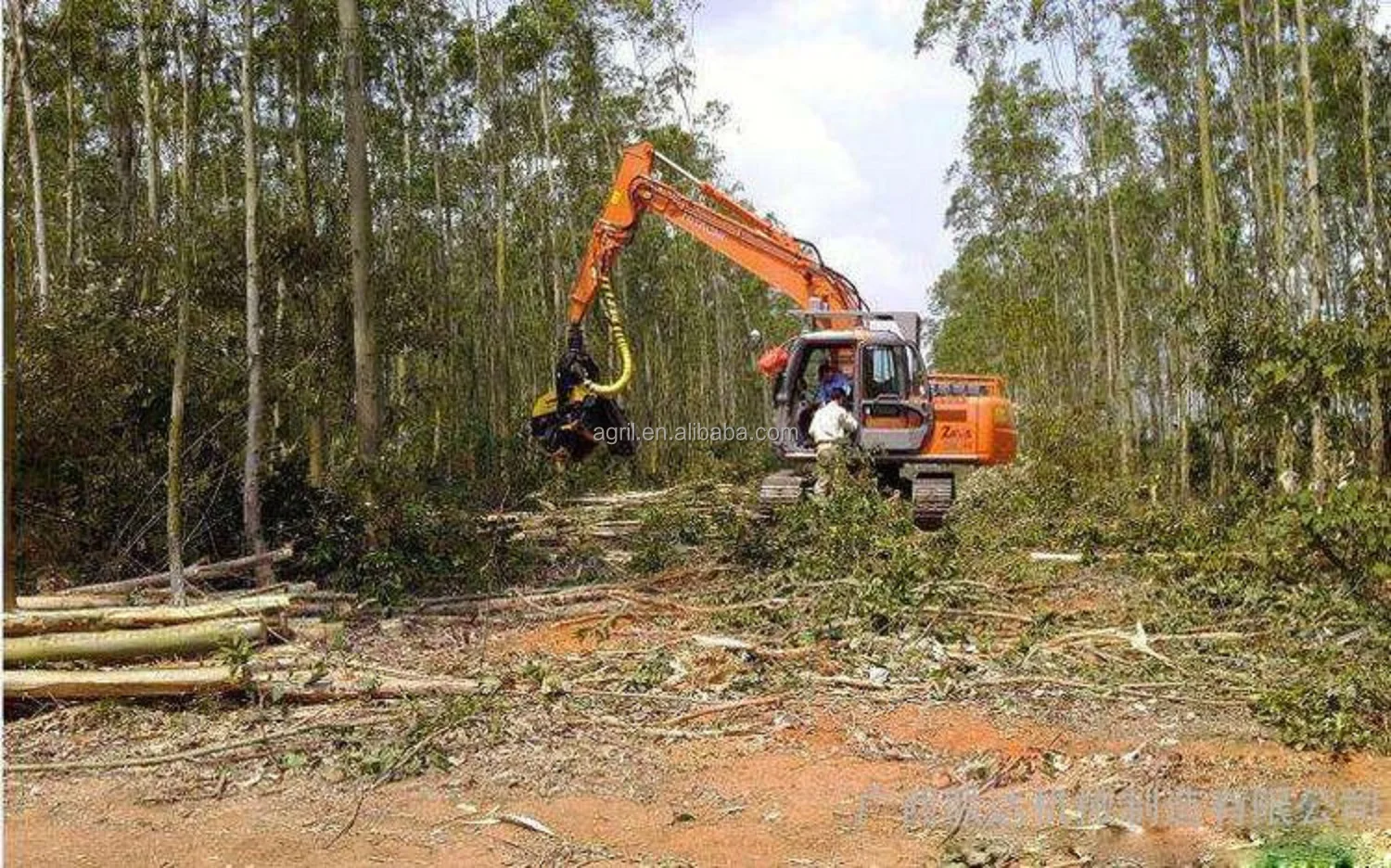 Forestry Tree Harvester - Automatic Whole Tree Felling Machine