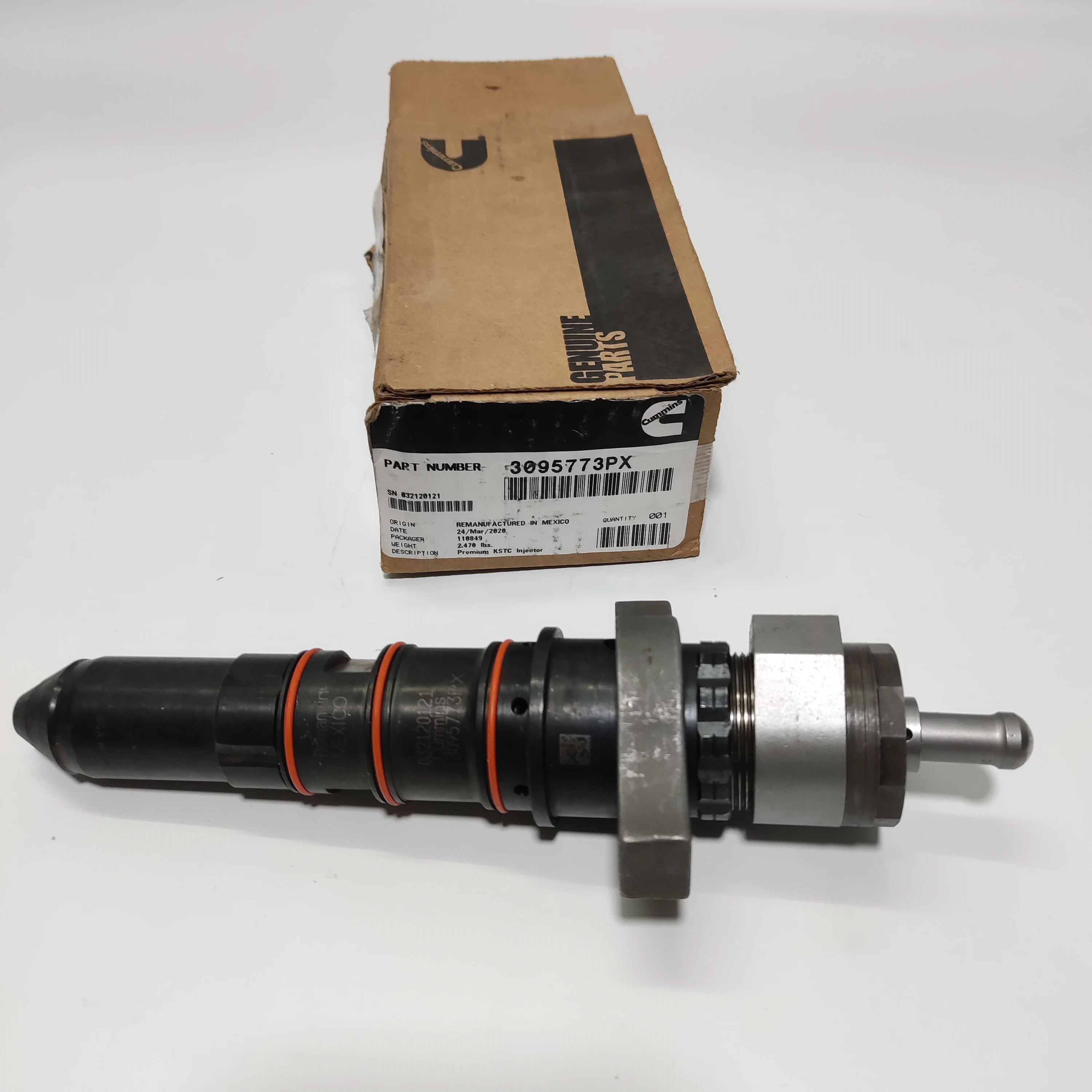 Cummins Diesel Engine Qsk50 Generator Set Fuel Injector Assembly ...