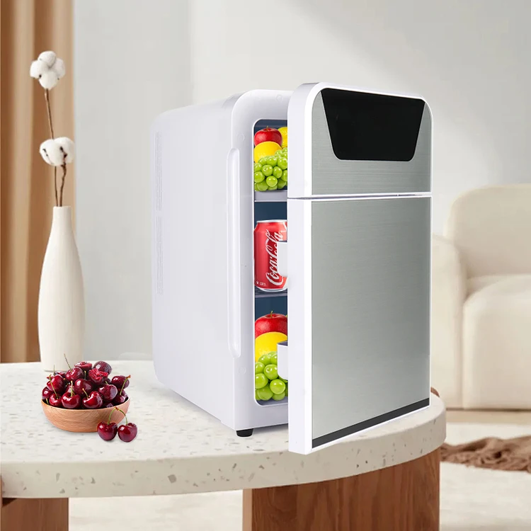 Portable 26l Hotel Refrigerator Glass Door Mini Bar Compressor Fridge ...