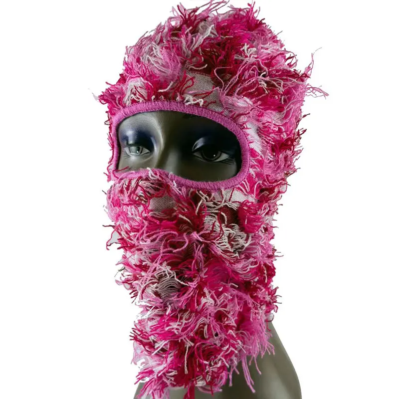 Wholesale Distressed Balaclava Ski Masks Custom Logo Designer Winter ...