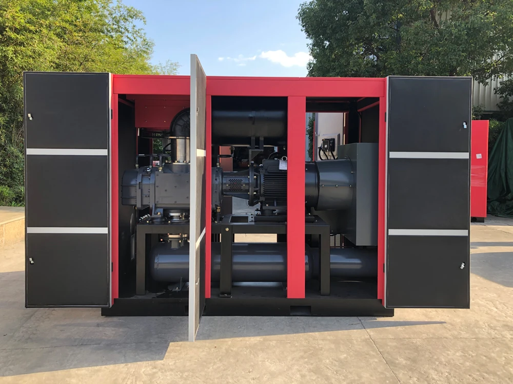 110 Kw 100 Kpa 58.6m3/min Low Noise Energy Saving Oil Free Screw Air ...