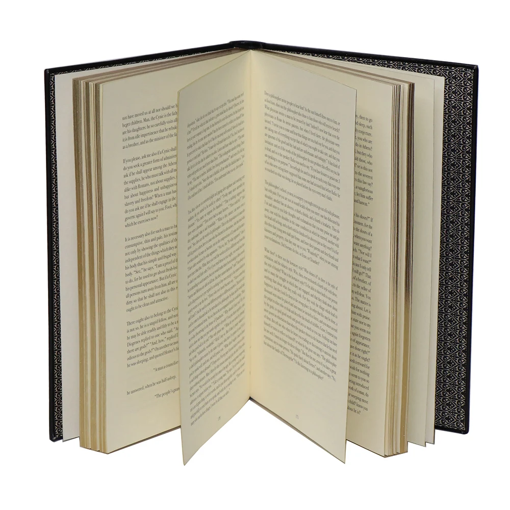 Custom Hardcover Story Book Cover Hot Sale Good Leather Cover Novel ...