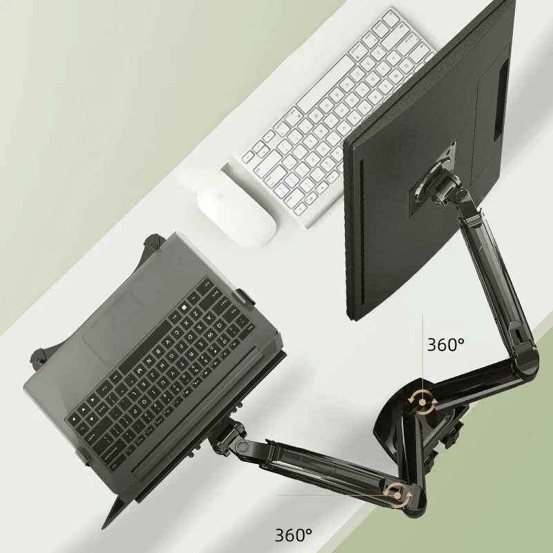 Wholesale Load 2-9kg Gas Spring Dual Arm Monitor Holder