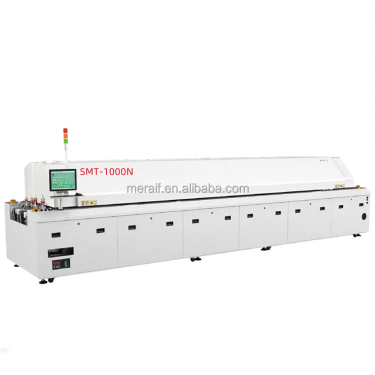 Meraif SMT-1000N Nitrogen Reflow Soldering Machine SMT Solder Reflow ...