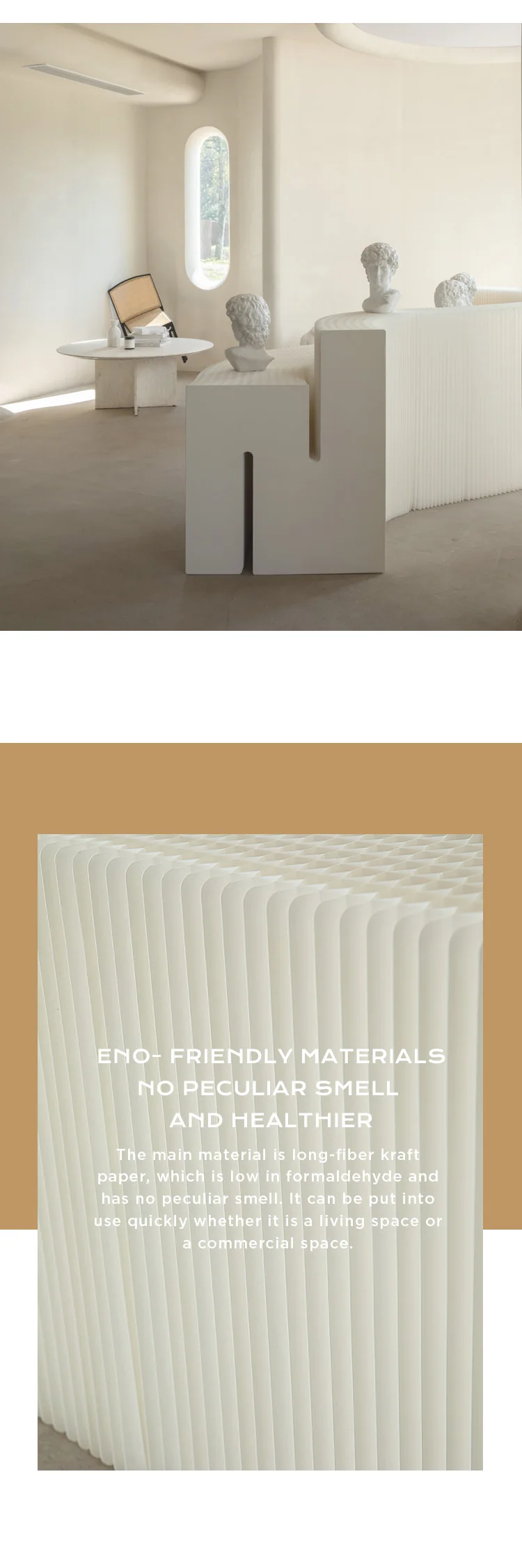 Ihpaper Long Display Shelf Ladder for Fast Trade Show Setup