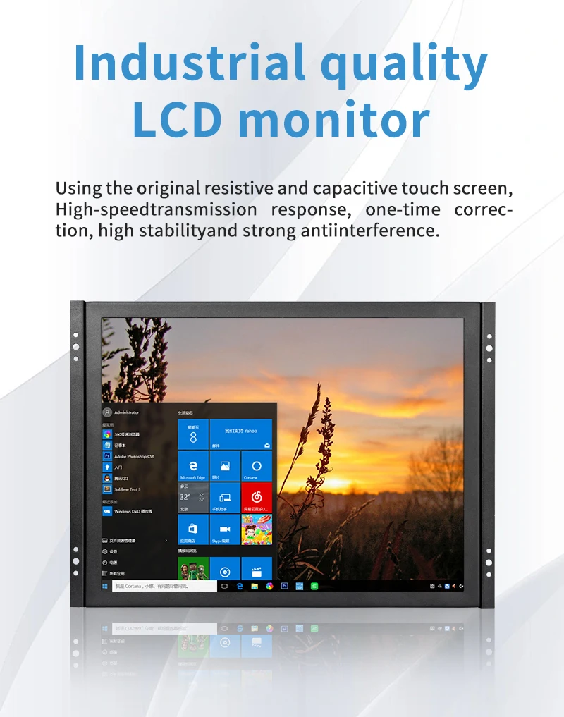 PCAP Multi Touch Screen Monitors - Outdoor & Sunlight Readable
