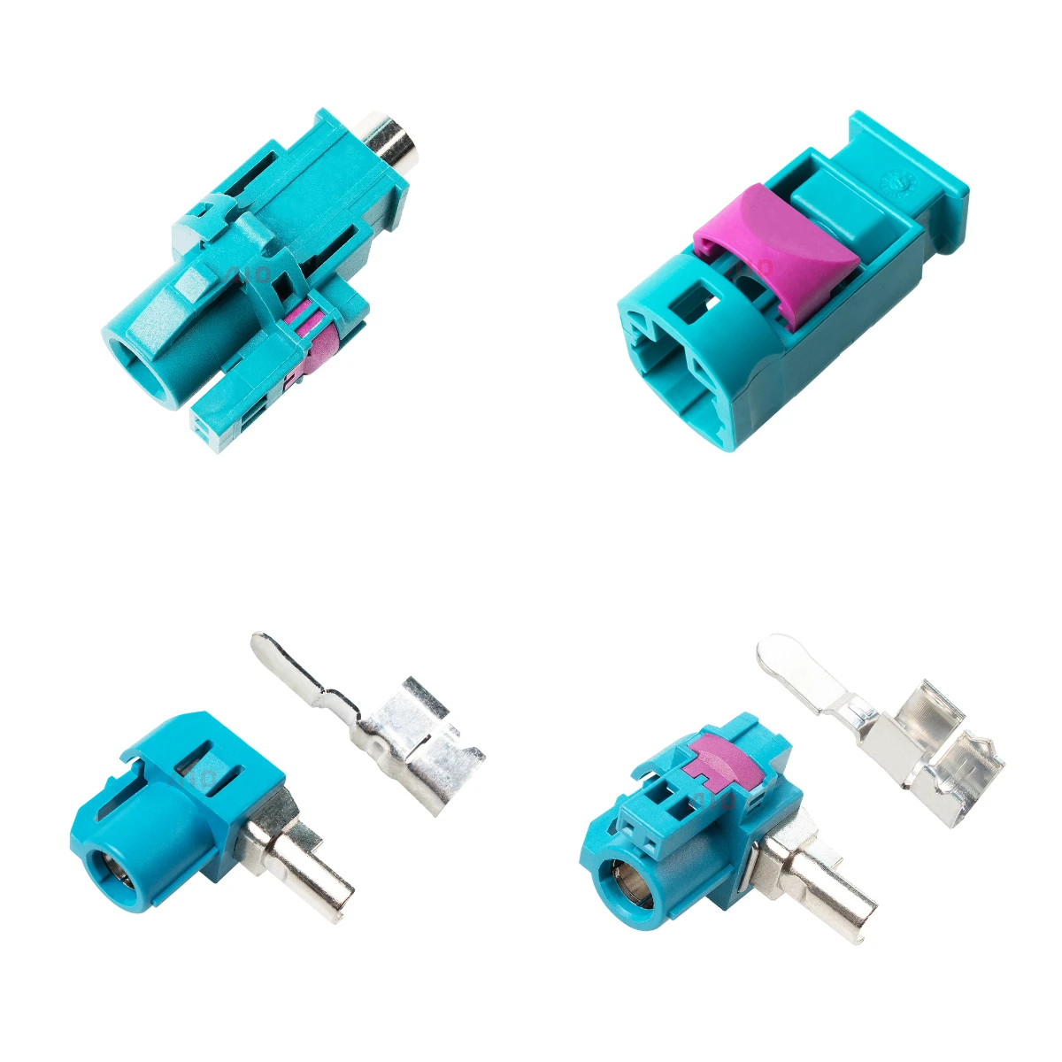 Automotive HSD Connector Fakra 4pin Code Z Male PCB Mount for Bmw/audi ...