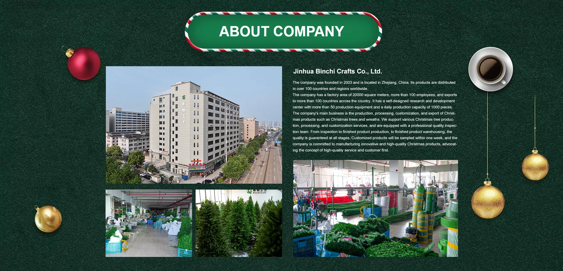 Company Overview - Jinhua Binchi Crafts Co., Ltd.