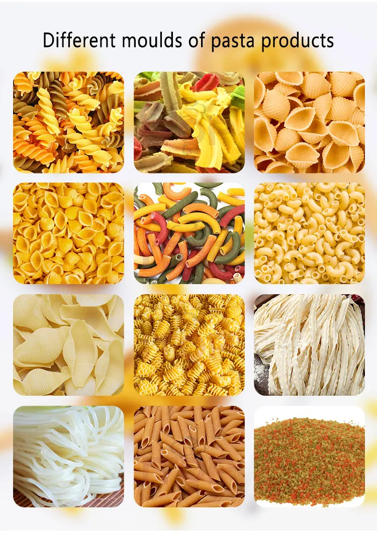 Italy Macaroni Pasta Extruder Production Lin Pasta Making Machine ...