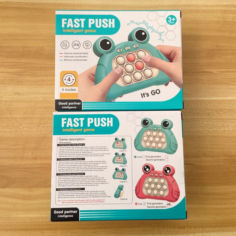 Quick Puzzle Game For Kids Fast Push Bubble Game Light Up Pops It Pro ...