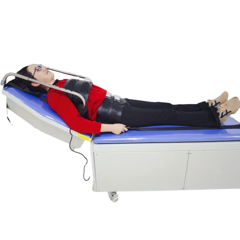Electric Cervical Lumbar Traction Table Dual-care Area Effective ...