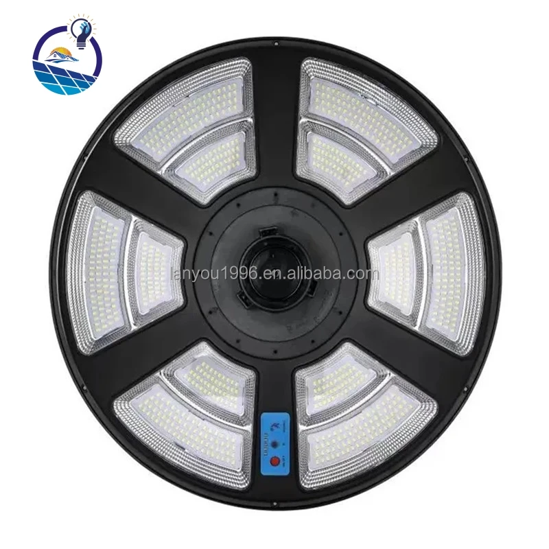 1000w 2000w Round Led Solar Powered Ufo Street Light 360 Wide Angle ...