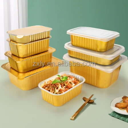 3003 H24 Alloy Disposable Airline Aluminium Foil Casserole Container ...