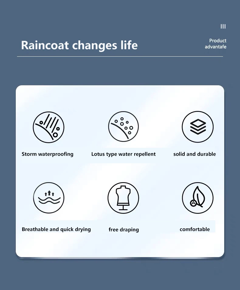 Emergency Protection Reflective Hooded Raincoat for Adults