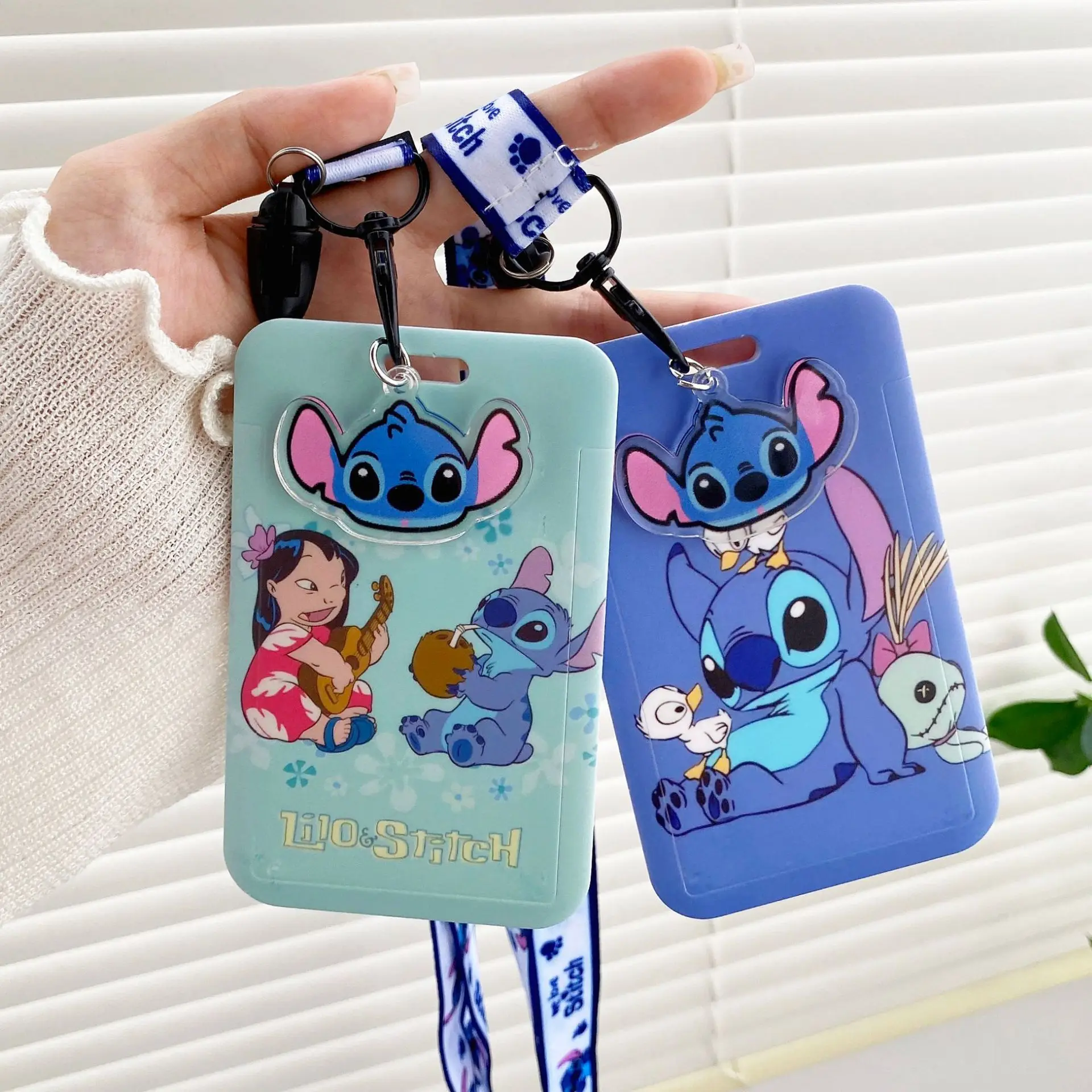 Stitch Id Card Working Card Badge Holder Student Id Card Holder With ...