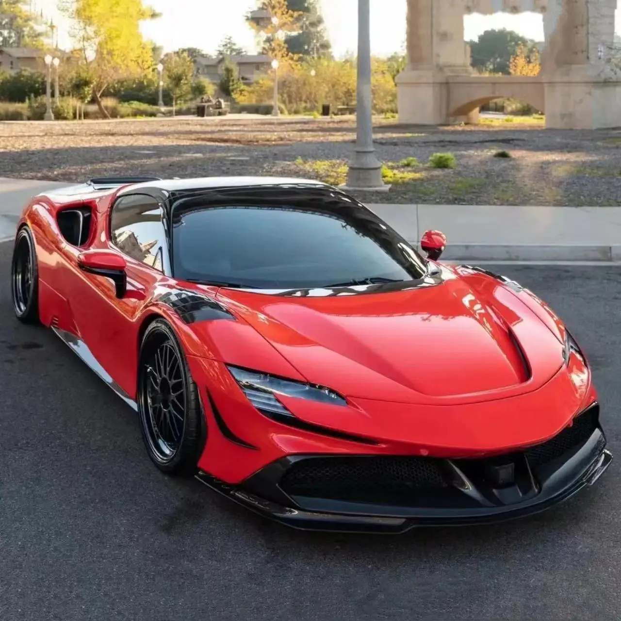 Ferrari SF90 Upgrade with RYFT Style Carbon Fiber Body Kit