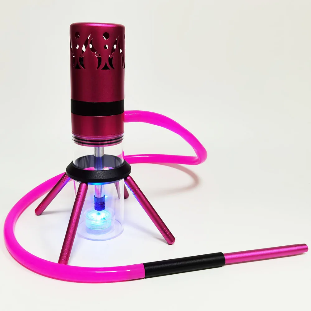 2022 New Rocket Shisha Hookah Led Glow Light Launch Stand Aluminum ...