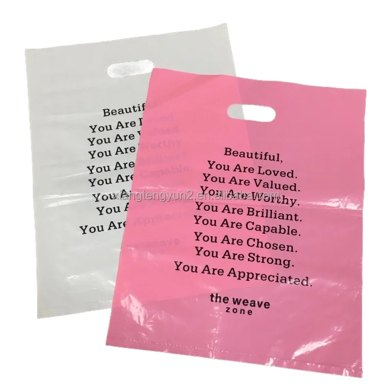 High Quality Transparent Plastic Bag Die Cut Custom Die Cut Plastic Bag ...