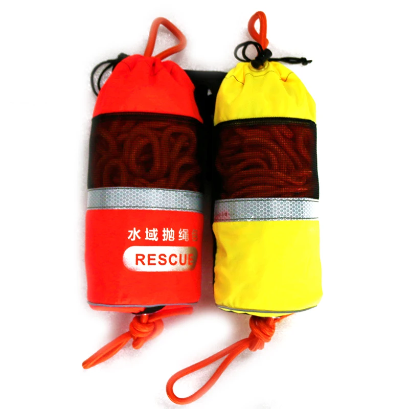 Outdoor water rescue floating bag lifeline lifesaving equipment throw ...