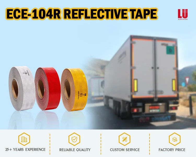 Pavement Marking Retroreflective Tape Outdoor Waterproof Adhesive ECE ...