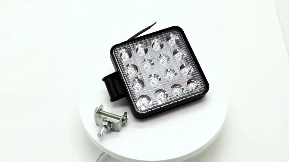 Mini Offroad Led Light Bar 12v 24v Square Led Work Light For Car Truct ...