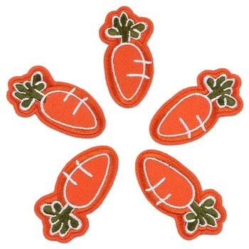 Cartoon Carrot Patch Iron Sews Embroidered Clothing Accessories - Buy ...