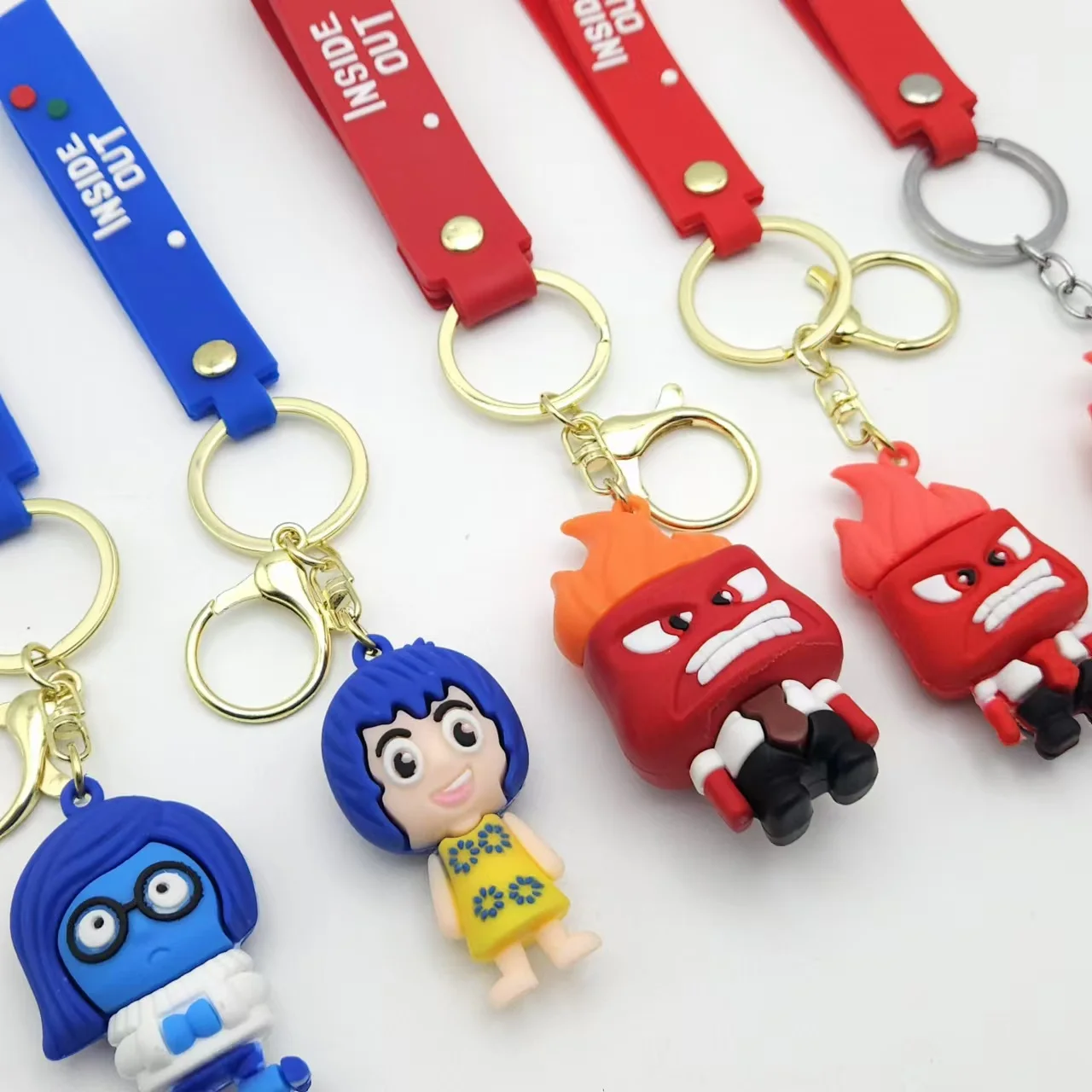 Eco-Friendly PVC Rubber 2D 3D PVC Keychains Cute Rubber Custom Logo Key ...