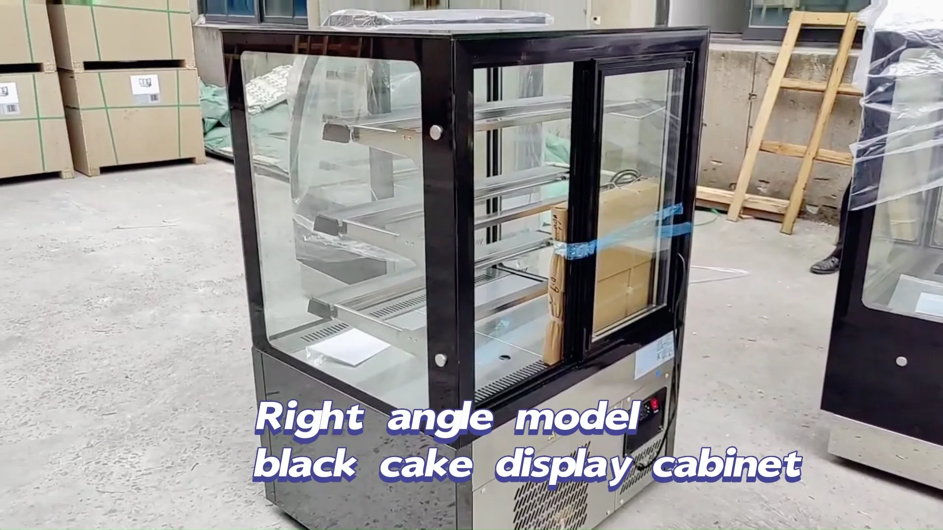 Factory Direct Selling 1800mm Cake Display Fridge Square 3 Layer Cake ...
