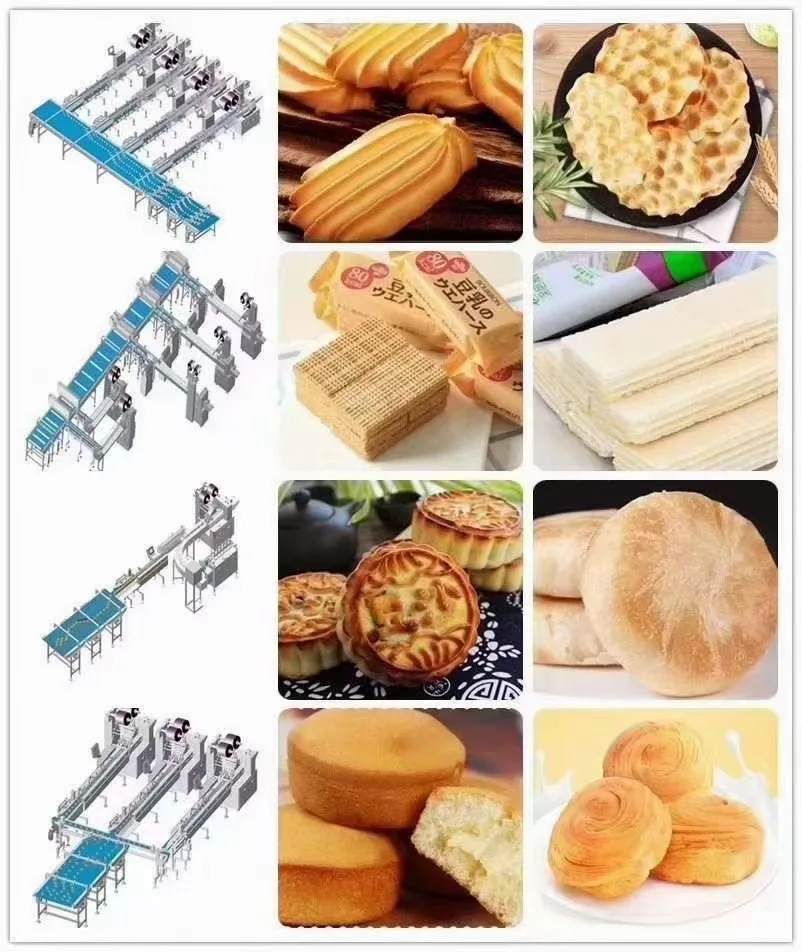 Biscuit Cookies Chocolate Bar Wafer Horizontal Packaging Machine
