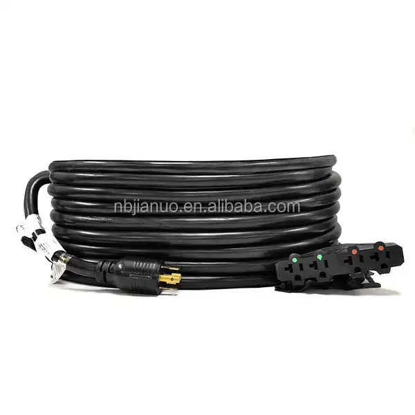 12 Awg L14-20p To 4x 5-15/20r Generator Distribution Power Cord - Buy ...
