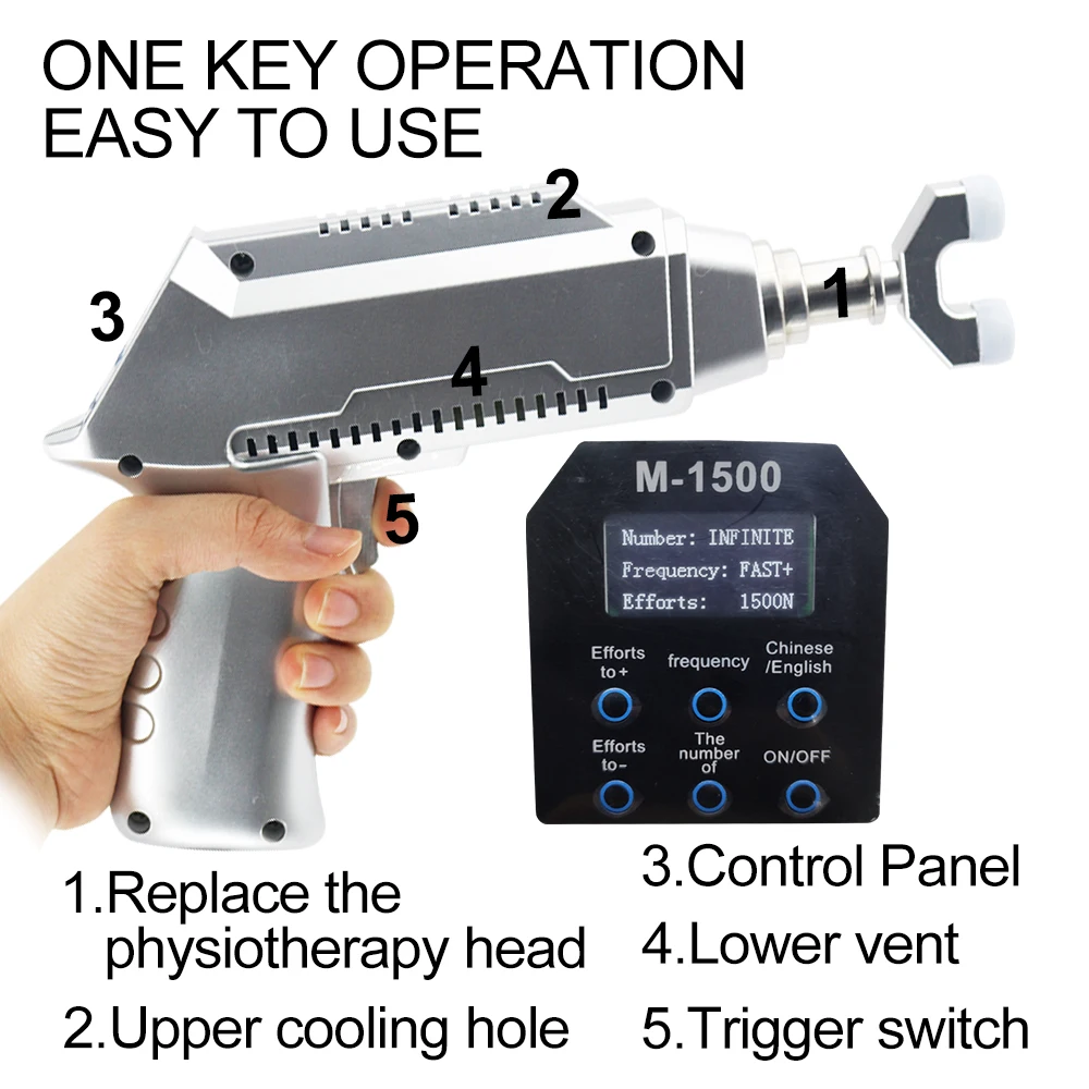 1500N New Electric Correction Gun Spinal Impulse Spine Cervical ...