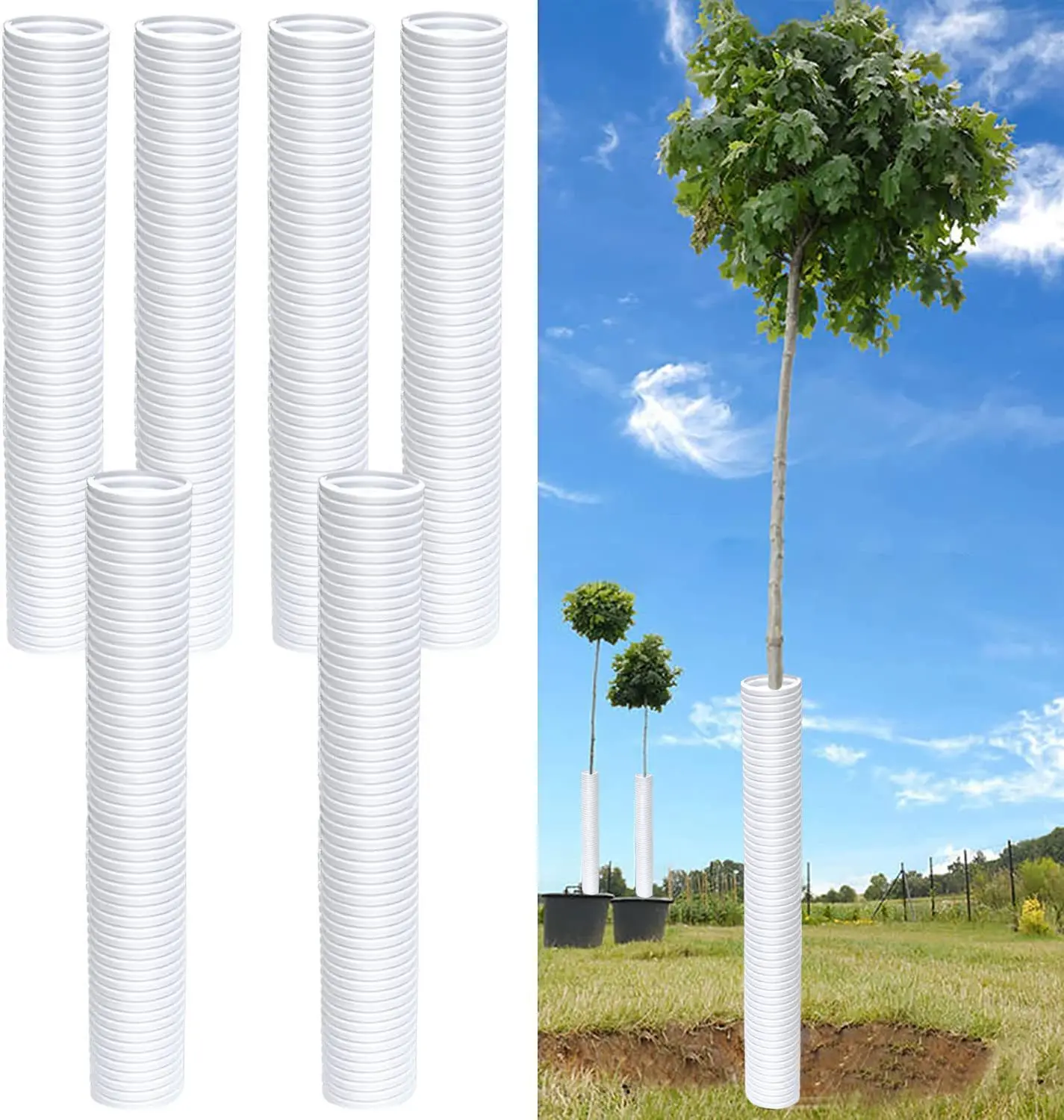 DD2302 Tree Guard Tubes - Protect Your Saplings from Deer