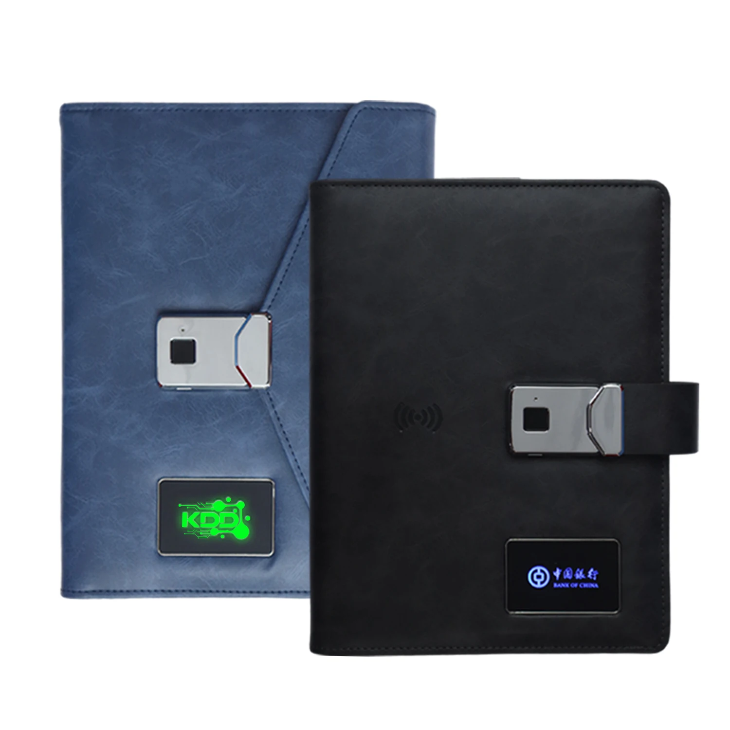 Multifunction use fingerprint to unlock PUleather notepad 8000mAh ...