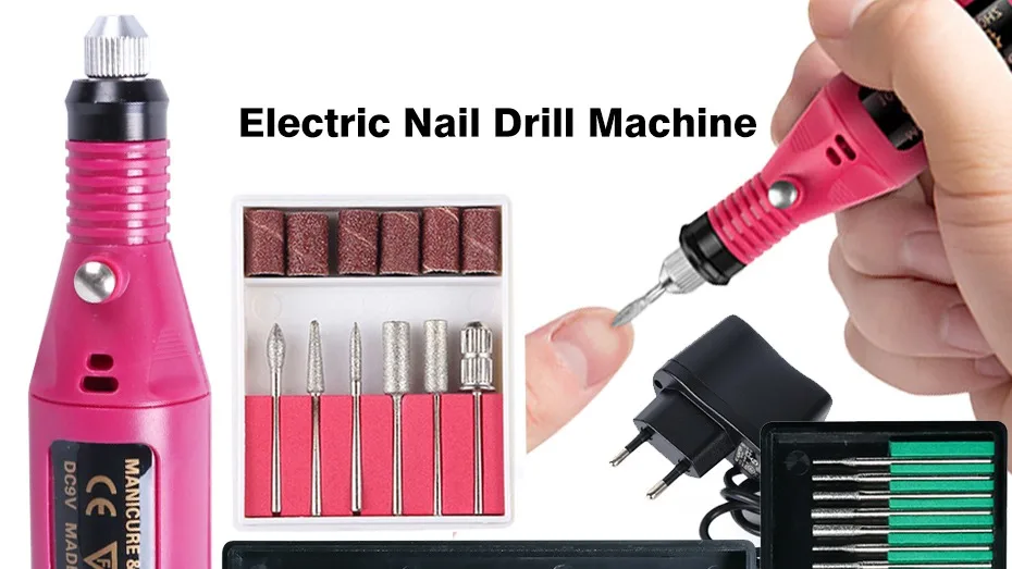 Professional Electric Nail Drill Machine Manicure Machine Pedicure ...