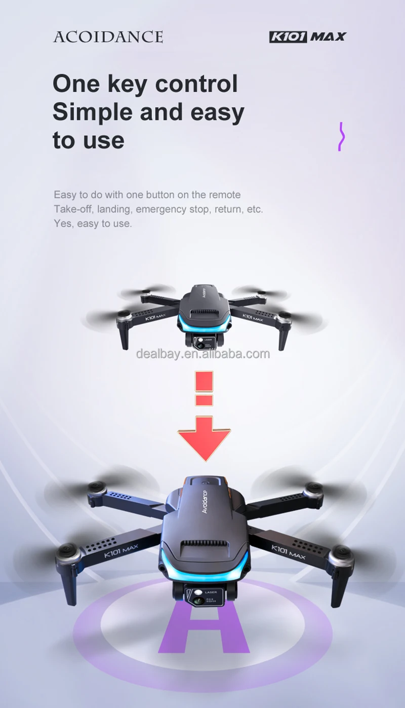 Dron K101 Max Mini 4k Dual Camera Drone Optical Flow Positioning Esc ...