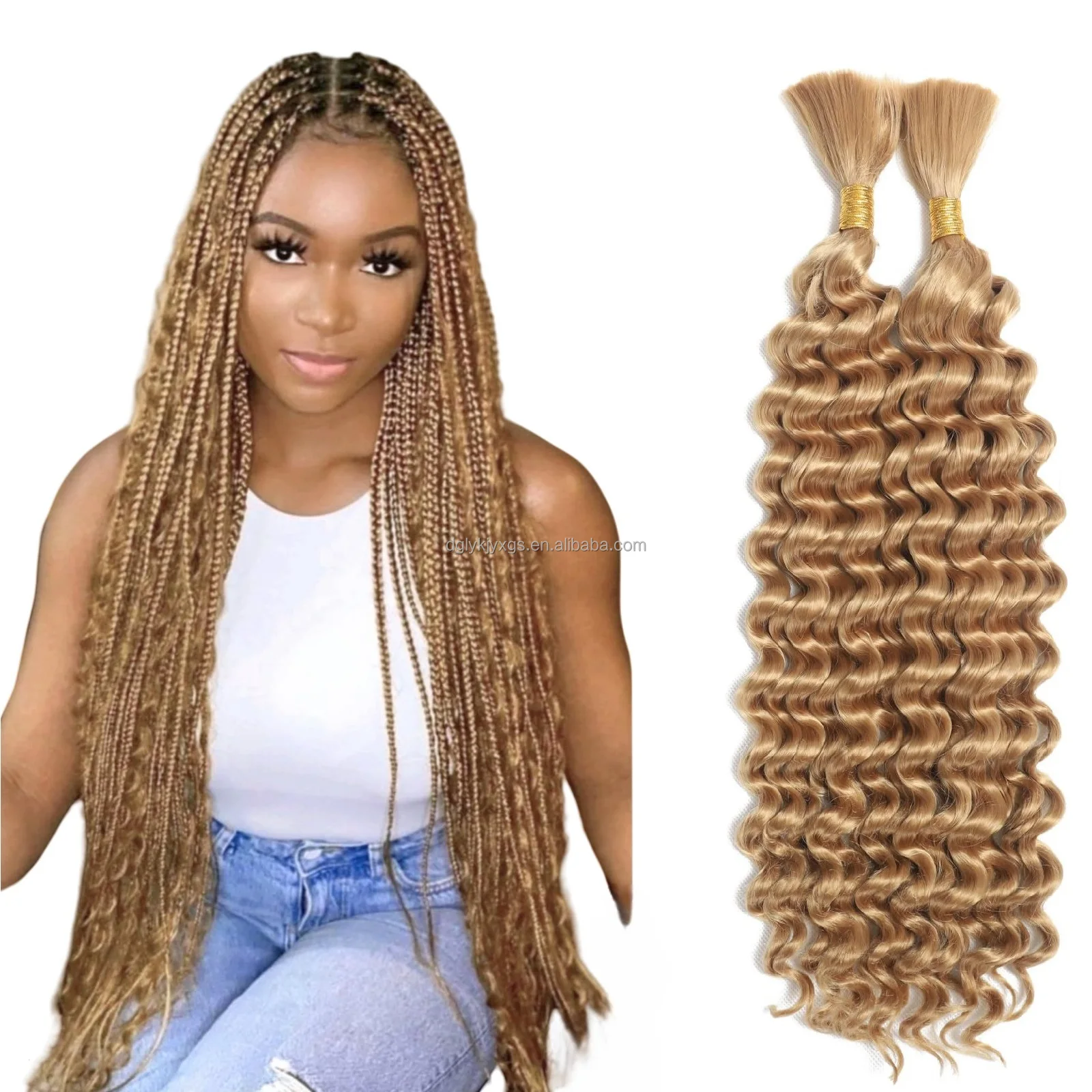 Hot Sales 100g 18-inch Deep Wave Hair Extension Boho Beachwave ...