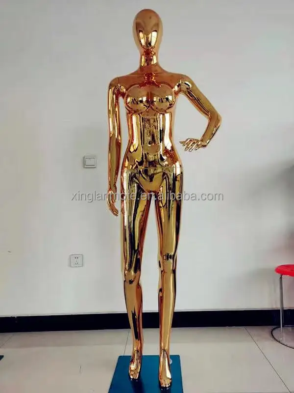Plastic Male Gold Mannequin Full Body Manikin Men Model Mannequins for ...