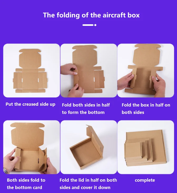 White Aircraft Box Factory-spot Corrugated Express Hard Packaging ...