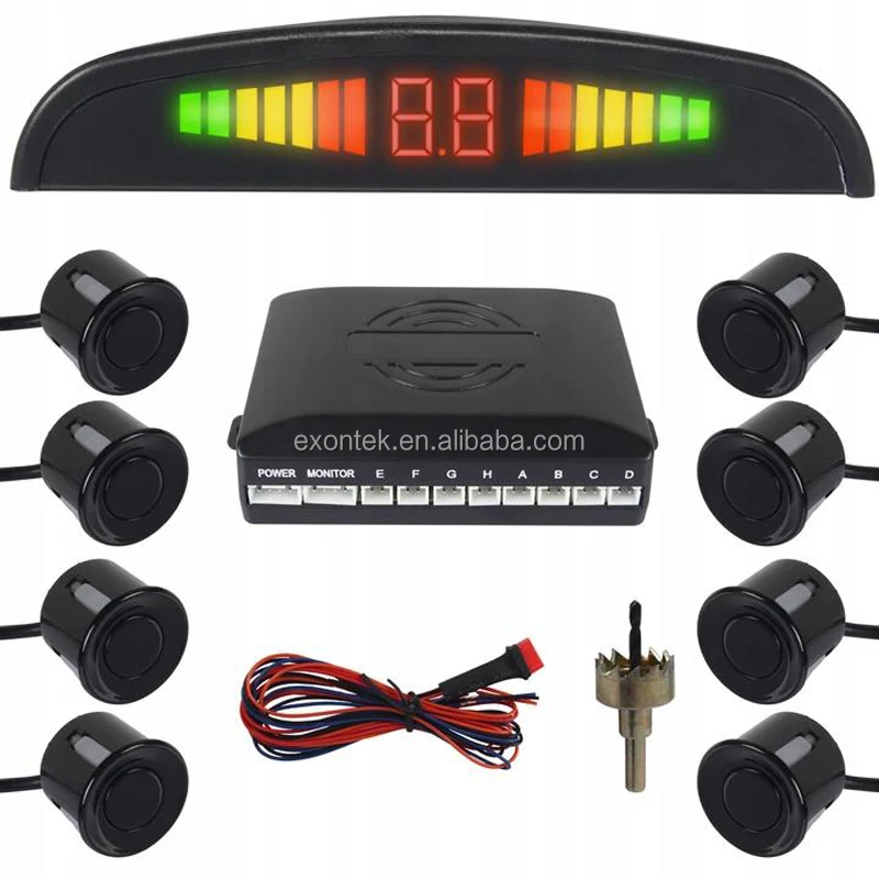 Smart Car Parking System 8 Sensor Parking System Car Parking Aid System ...