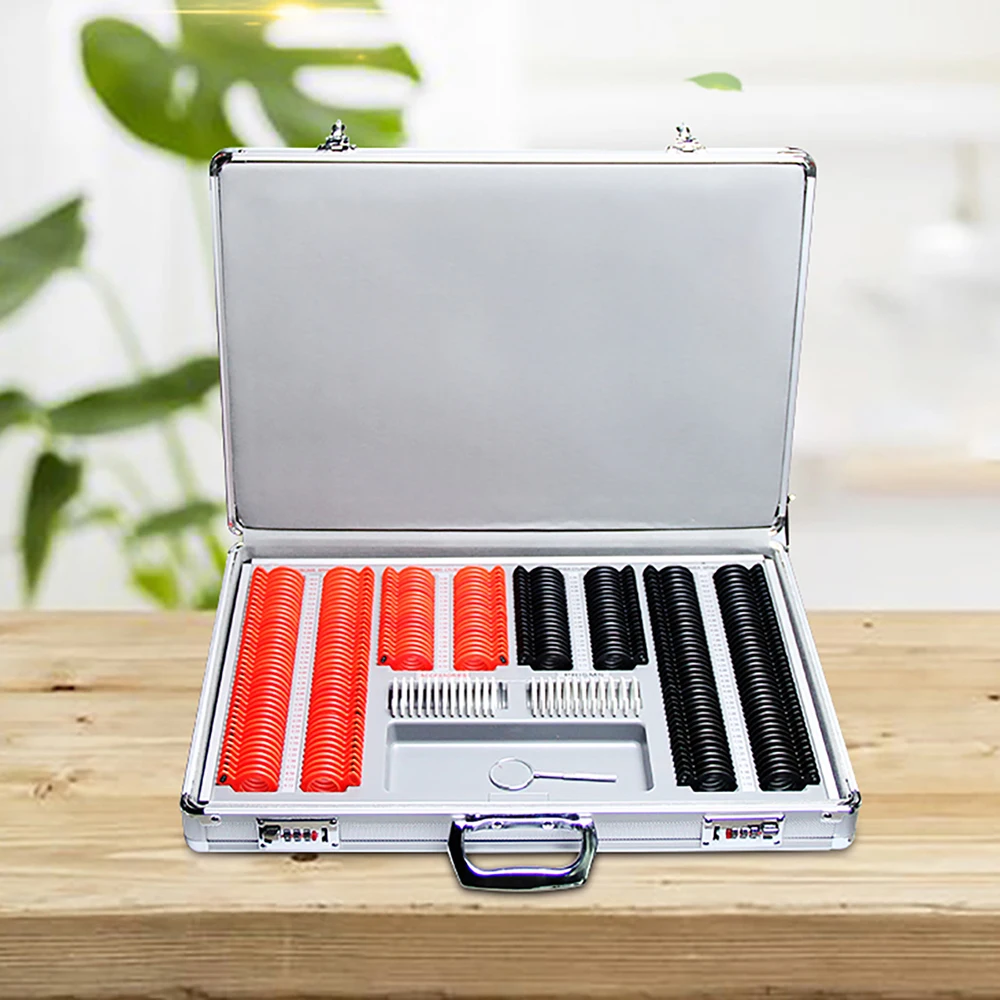 Eye Test Optometry Box - 266 Trial Lens Set Instrument