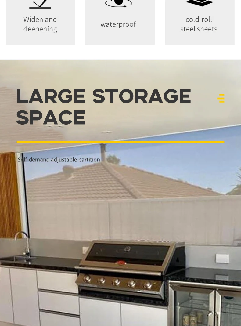 Luxury Modern Modular Prefab Built in Portable BBQ Outdoor Kitchen ...