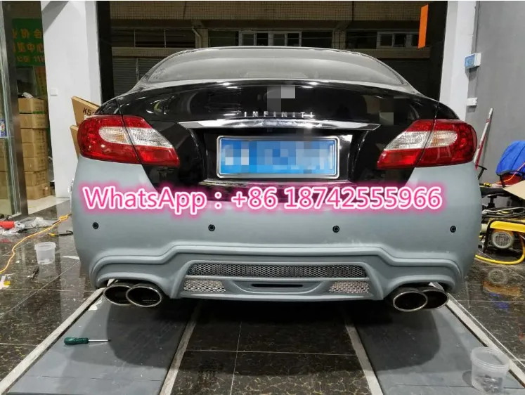 IFNT Q70 WD Style Body Kit - Front Bumper & Muffler Tips