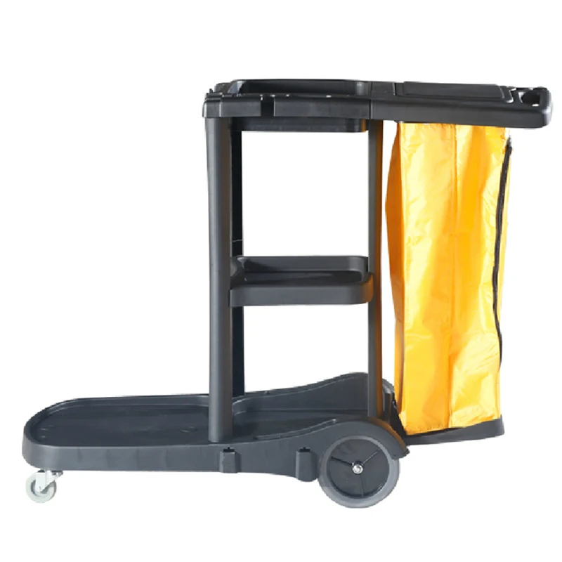 Professional Cleaning Trolley Housekeeping Cart Hotel Cleaning Supplies ...