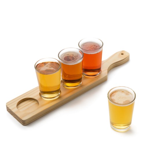 Beer Tasting Flight Sampler Set 4 - 6oz Pilsner Craft Brew Glasses ...