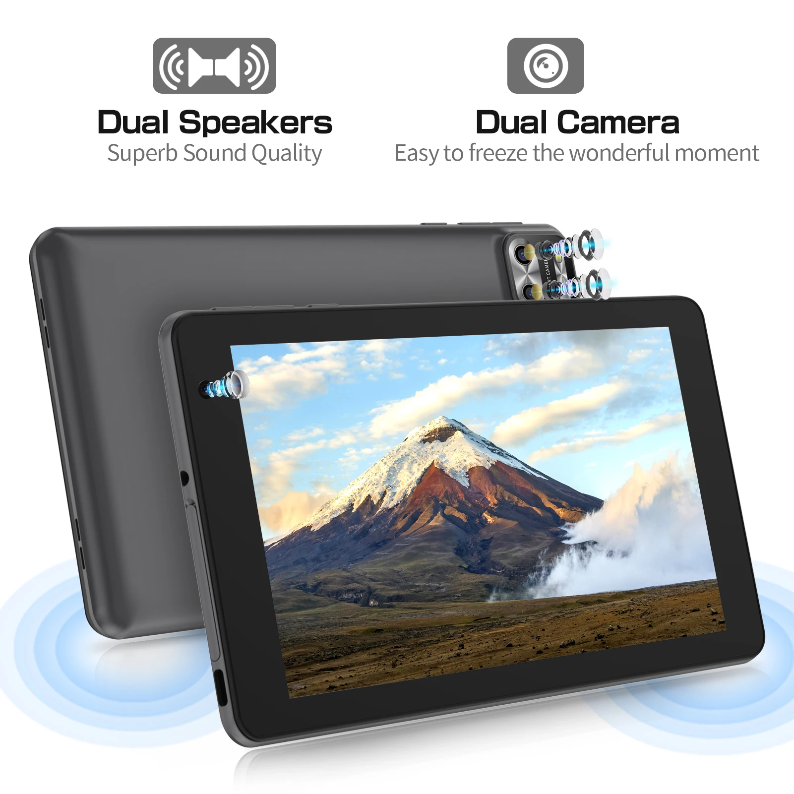 PRITOM 8 Inch Android Tablet - HD Screen, 4G RAM, 64G Storage